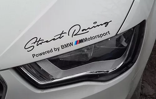 BMW M3 Power 2x side stripes vinyl decals sticker bmw