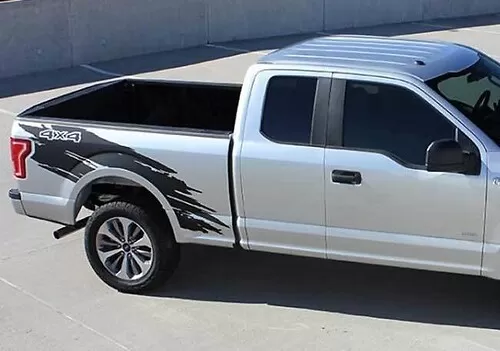2023 Ford F-150 Tremor Hood Graphics 2022-2023+ Inverted Topographic ...