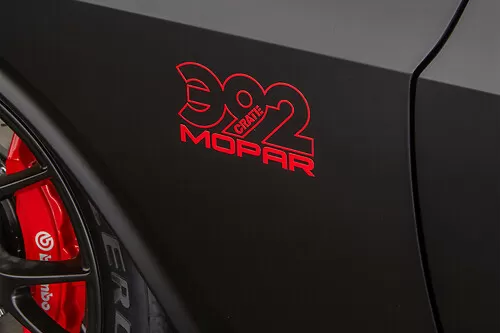 2 Dodge 392 6.4L SRT HEMI MOPAR Hellcat Challenger Shakedown Vinyl ...