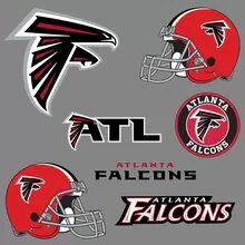Atlanta Falcons National Football League (NFL) fan wall vehicle ...