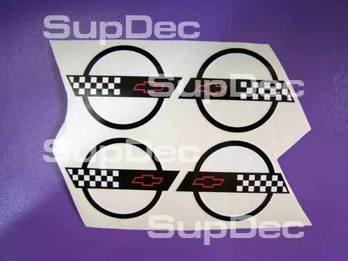 Mercedes 4 center cup decals