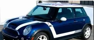 WRC Rally Racing roof Vinyl decal Graphic for Mini Cooper S JCW