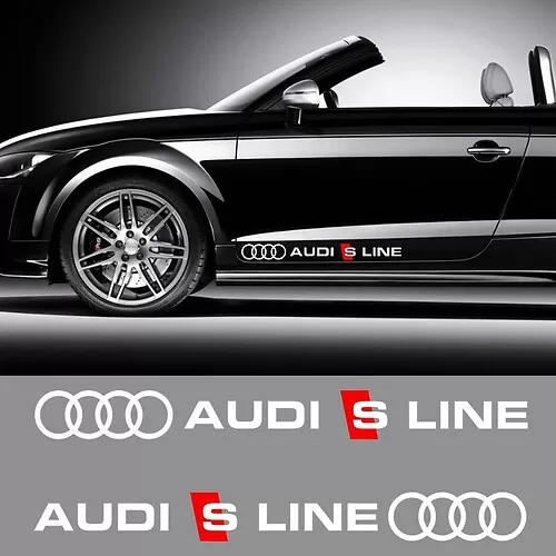 AUDI Quattro Rear Trunk Decal Sticker Logo A4 A5 A6 A8 S4 S5 S8 Q5 Q7 TT