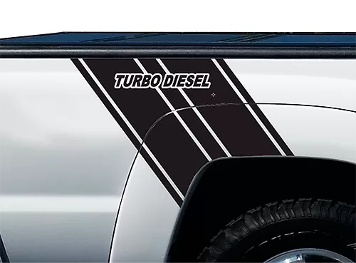 Truck Bed 4x4 Vinyl Sticker Decals Stripe Ford Chevy Dodge Toyota Nissan GM