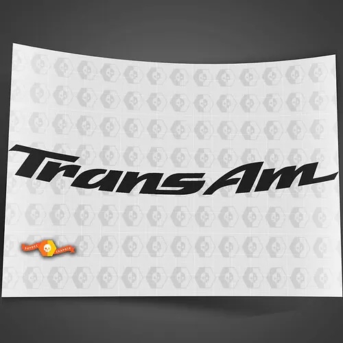 1950-2017 Pontiac Trans Am Vinyl Windshield Body Decal Sticker New ...