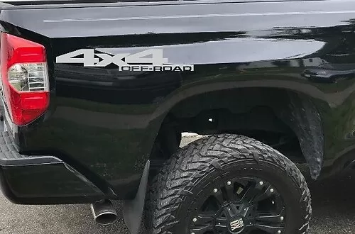 TRD 4x4 Off Road Topographic Map edition BedSide Side Vinyl Stickers ...