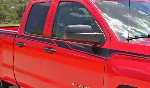 2003-2006 Chevrolet Silverado Retro Camaro SS Vinyl Decals Stickers