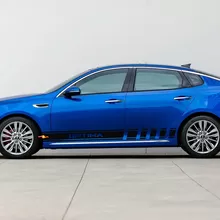 Side Racing Stripes Vinyl Decal Sticker fit to Kia Optima