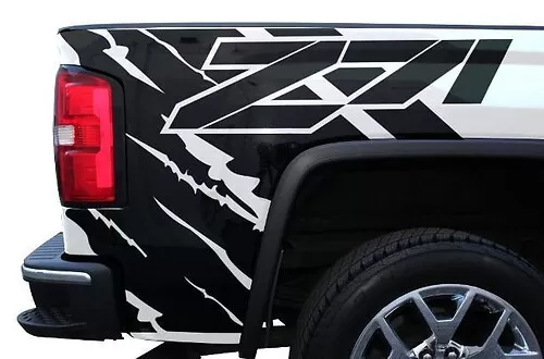 2pc - Off Road Decals - for F stickers Parts Z71 Chevy Silverado GMC ...