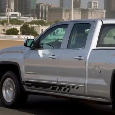 New Pair Side Stripes Decal for 1500 GMC Sierra doors Rocker Panel ...