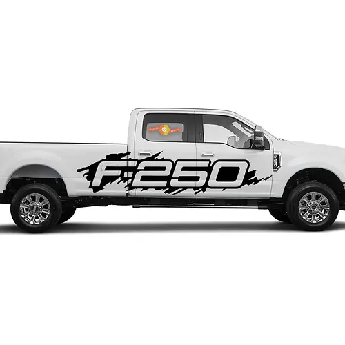 Pair 4×4 Sport Splash Truck Side Bed Graphics Decals for Ford Ranger