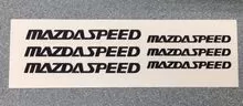 Mazda MazdaSpeed Brake Caliper High Temp Vinyl Decal Stickers Set Of 8