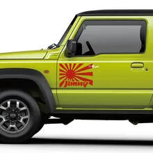 JDM Flag Side Suzuki Jimny Vinyl Decal Stickers Set