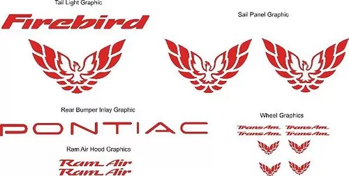 Firebird Decals - Classic & Custom Pontiac Firebird Stickers | SupDec ...