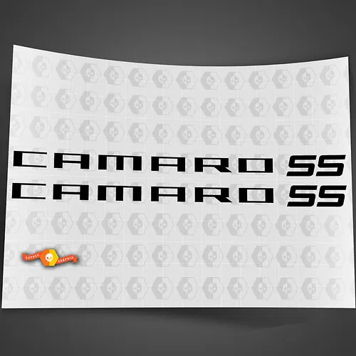 Chevrolet Camaro 2016-2018 Checkered Rocker Side Vinyl Stripes