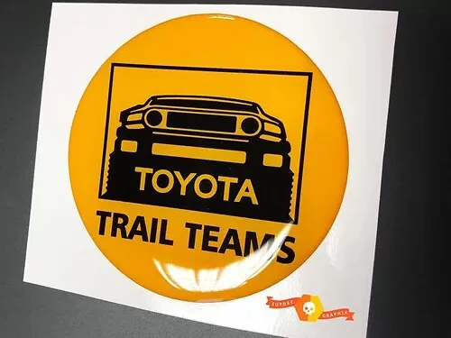 Toyota FJ Cruiser side Door three stripes vinyl Decal Sticker with logo