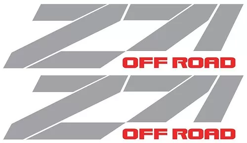 Z71 off road decals Any Colour sticker SILVERADO CHEVROLET TRUCK (set)
