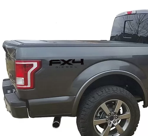 Pair Ford Super Duty 2023 Body Fender Bed Mud Splash Decals Side ...