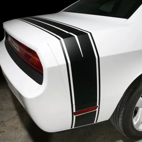 2 Side Dodge Challenger GT Rear Quarter Side Vinyl Decals Graphics Sticker
