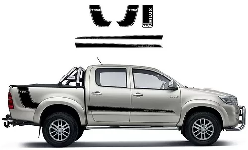 2 TOYOTA TRD OFF Mountain TRD racing development side vinyl decal sticker 4