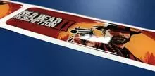 Domed decals Red Dead Redemption 2 emblems Car bike laptop stickers