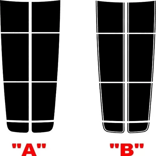 2015 & Up Dodge Challenger Blacktop Style Strobe Rally Stripe Kit