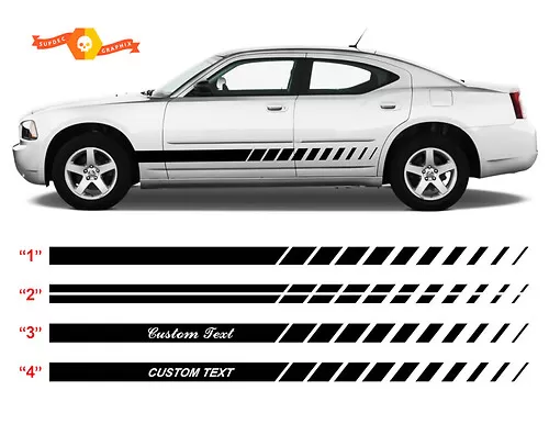 2006- 2010 Charger Rocker Panel Stripe Kits