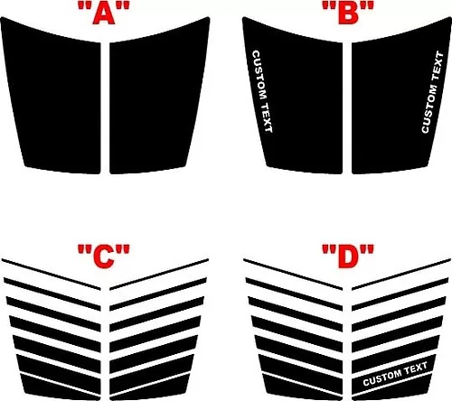 2 Dodge Challenger Window US flag Mopar Vinyl Windshield Decal Graphic ...