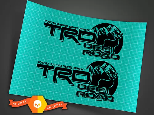 4Runner 2014- 2023+ ROOF RACK Topographic Map Decal stripe Sticker for ...