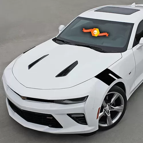 2X C-Pillar Accent Vinyl Graphics Decals Stripes for Camaro 2016 - 2018