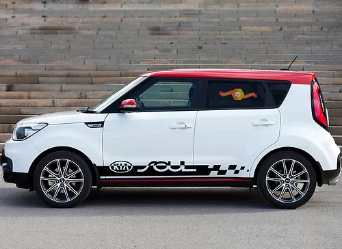 Fits: 2020 KIA SOUL Hood Decals Lower Rocker Stripes Souled Body Vinyl ...