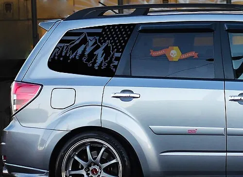 Windshield Banner Vinyl Decal Sticker fit Suba FORESTER