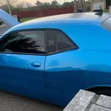 2 Dodge Challenger Window Texas flag Vinyl Windshield Decal Graphic ...