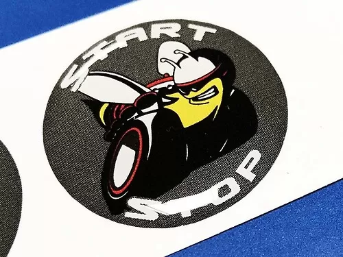 One Steering Wheel Scat Pack with bee emblem domed decal Challenger ...