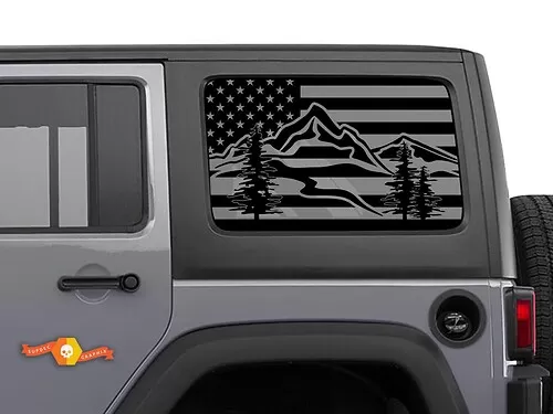 Jeep Rubicon Retro Vintage 4x4 Off-Road 4 doors racing stripe kits ...