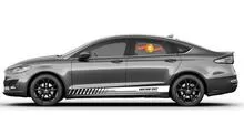 Racing rocker panel stripes vinyl decals stickers for Ford Fusion