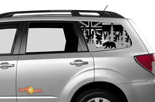 Subaru Forester Side Door Stripes Vinyl Decal Sticker