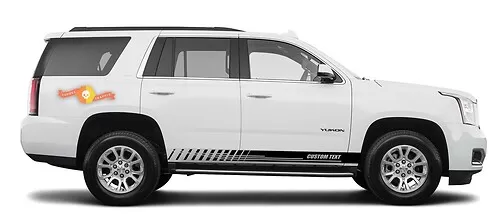 Decal Sticker Side Stripe Kit for GMC Sierra 1500 Doors Side Vinyl ...