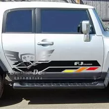 Toyota FJ Cruiser Vintage Side Vinyl Stickers Decal