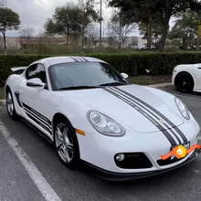 Porsche Cayman S Design Edition Side Stripes Kit Decal Sticker