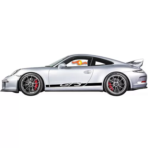 Porsche 911 Carrera Rocker Panel Side Stripes Decals Kit