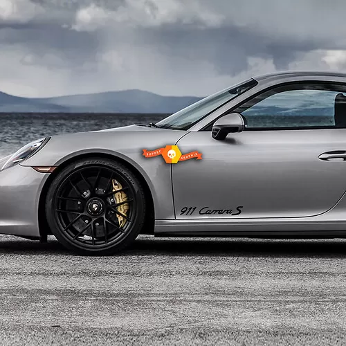 Gradient Color Porsche Carrera Cayman Boxster Faded Racing Stripes ...