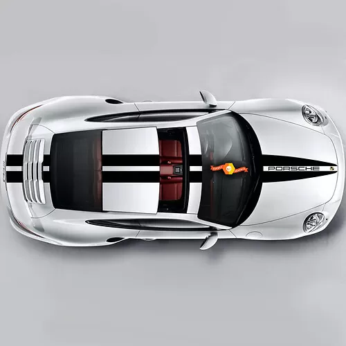 Porsche Heritage Design for the New 911 Speedster Side Doors Stripes ...