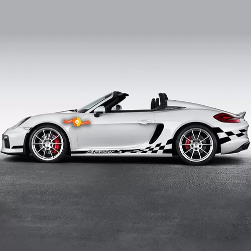 New Double Stripes Over The Top For Carrera Cayman Boxster Or Any Porsche