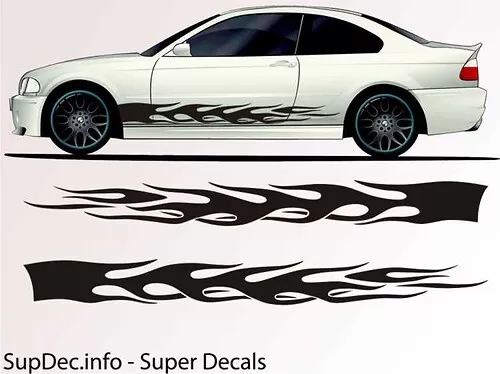 Vinyl Auto Body Graphics EXTERIOR OUTSIDE Decal sticker B775