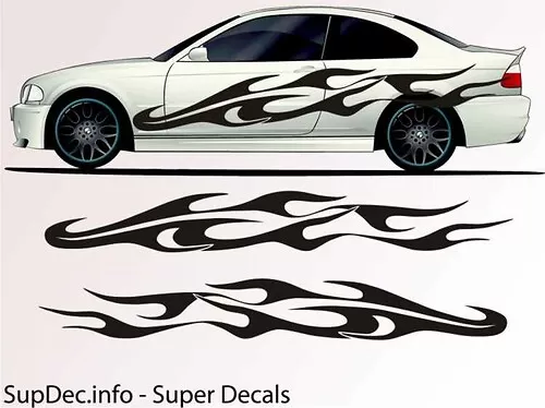 Vinyl Auto Body Graphics EXTERIOR OUTSIDE Decal sticker B749