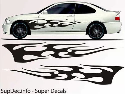 Vinyl Auto Body Graphics EXTERIOR OUTSIDE Decal sticker B107