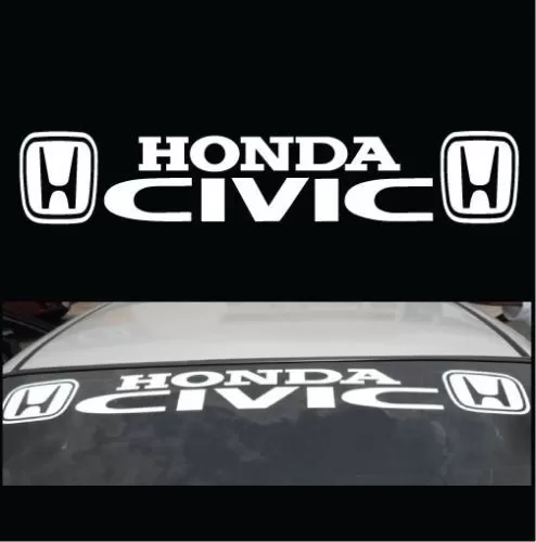 Honda 2x side skirt vinyl body decal sticker logo graphics accord civic ...