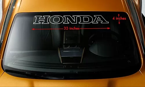 Honda Racing HPD Windshield Banner Vinyl Long Lasting Decal Sticker 40 ...