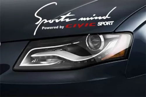 2 Sports Mind Powered by VOLVO Sport Racing Decal sticker